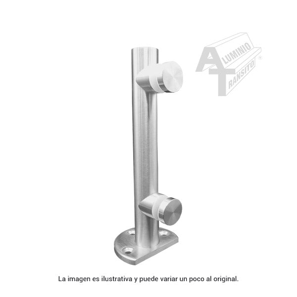 MINI POSTE 25 CM SATIN – Aluminio Tránsito